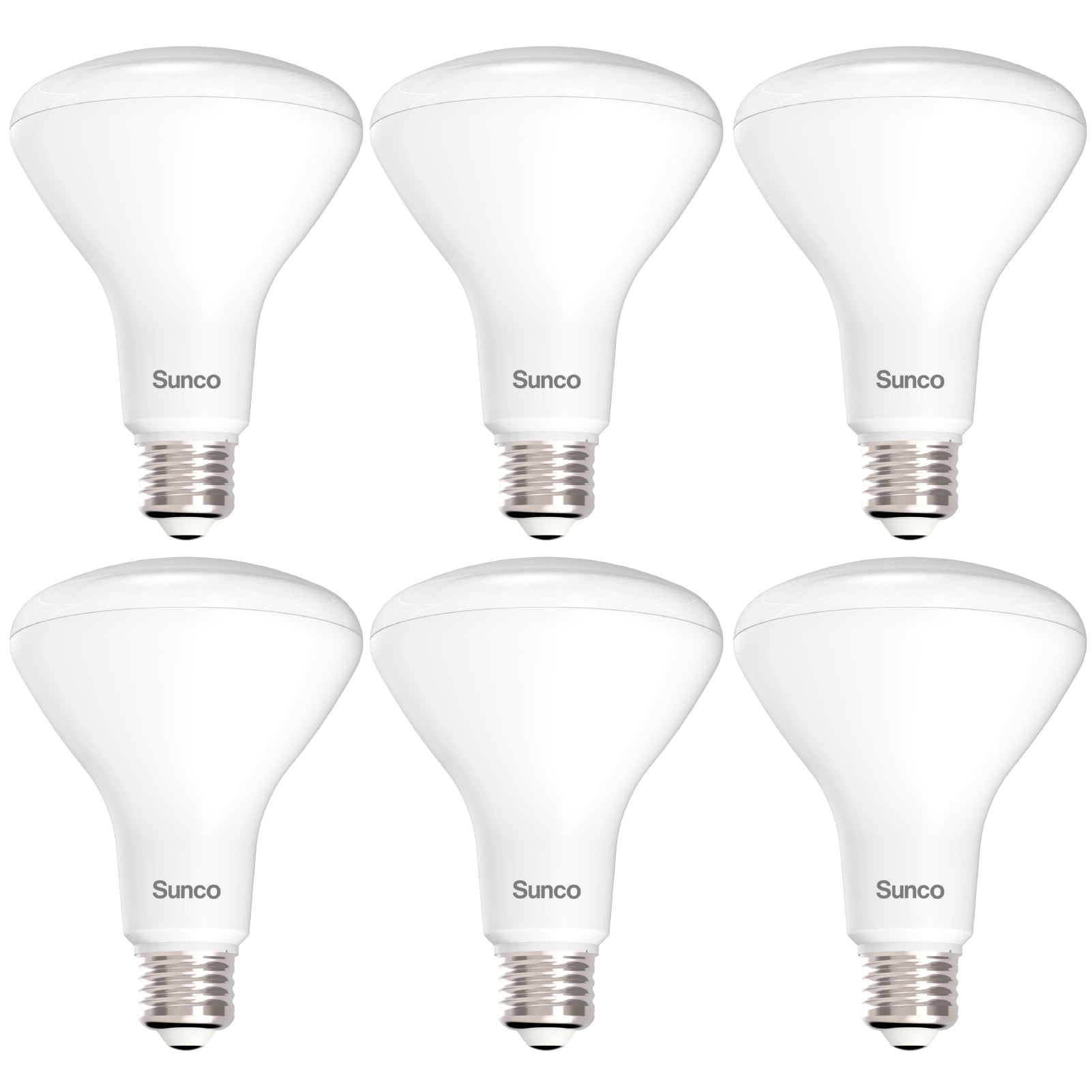 Sunco 6 Pack BR30 Light Bulb LED Indoor Flood Lights 850 Lumens, 2700K ...