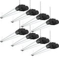 Sunco 8 Pack Linkable LED Utility Shop Light, 4500 LM, 5000K Daylight ...