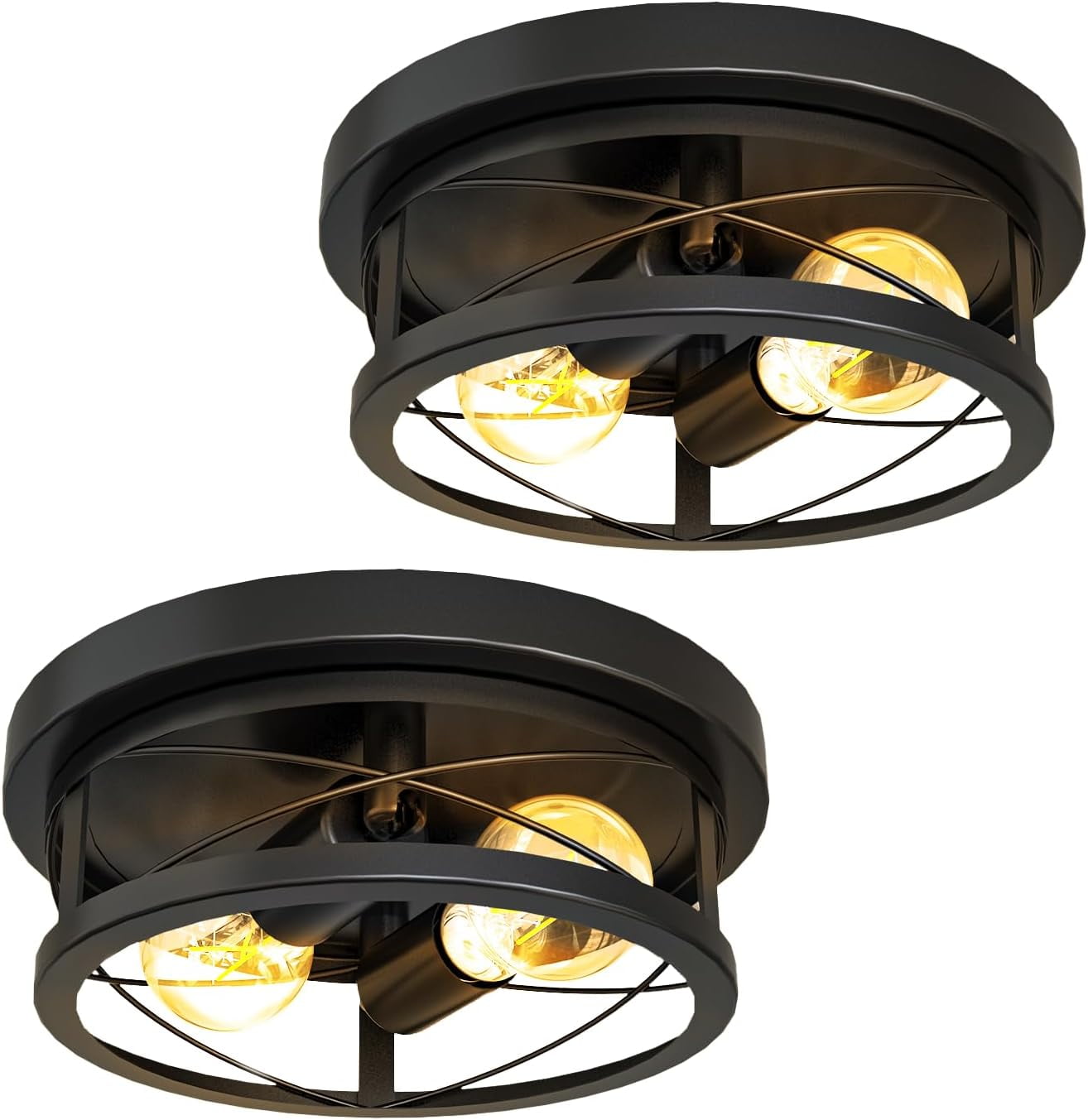 Sunco Farm House Lights Fixtures Ceiling, Rustic Ceiling Light Fixture ...