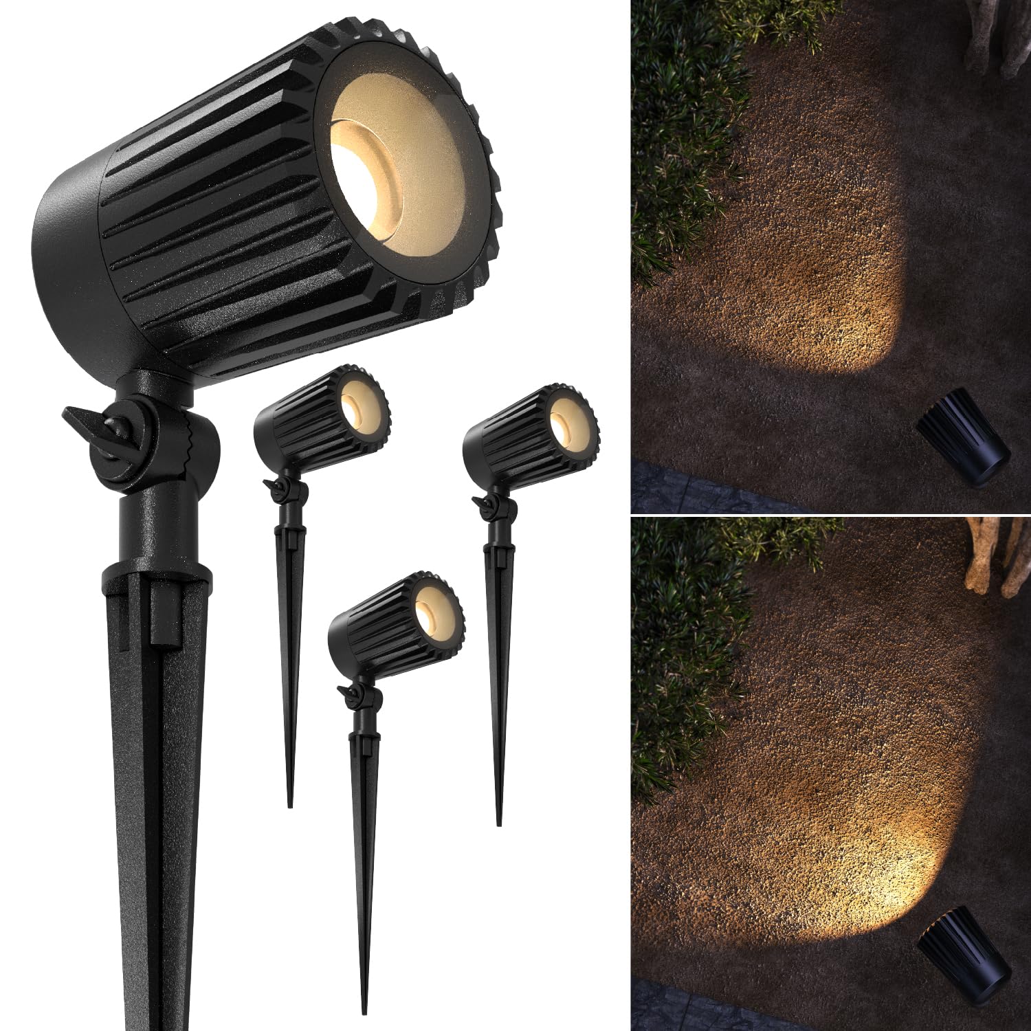 Sunco Garden Tree Flag Lights Outdoor [Luces para Jardin], LED Low ...