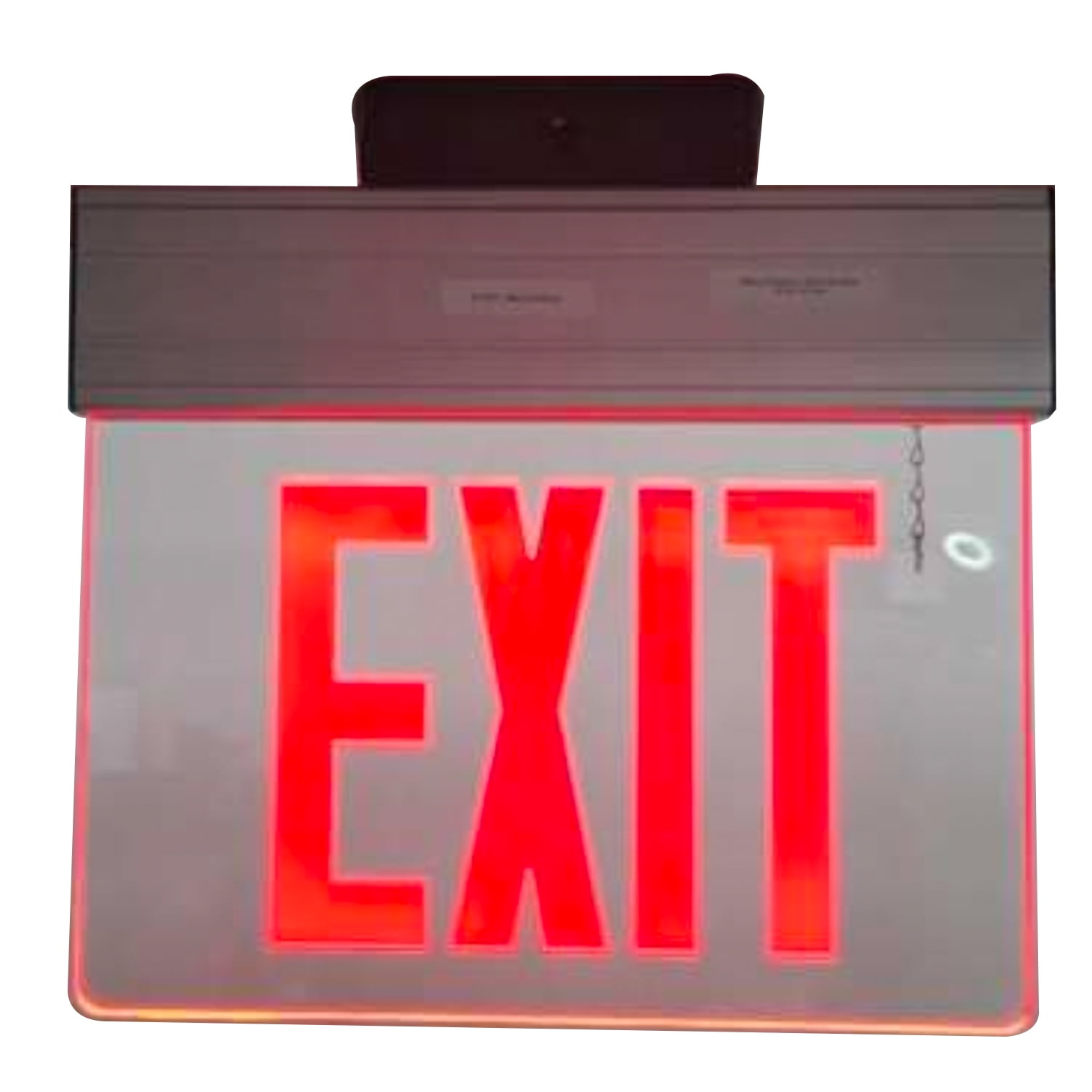 Sunco LED Edge-Lit Exit Sign, Illuminated Rechargeable Emergency Lights ...