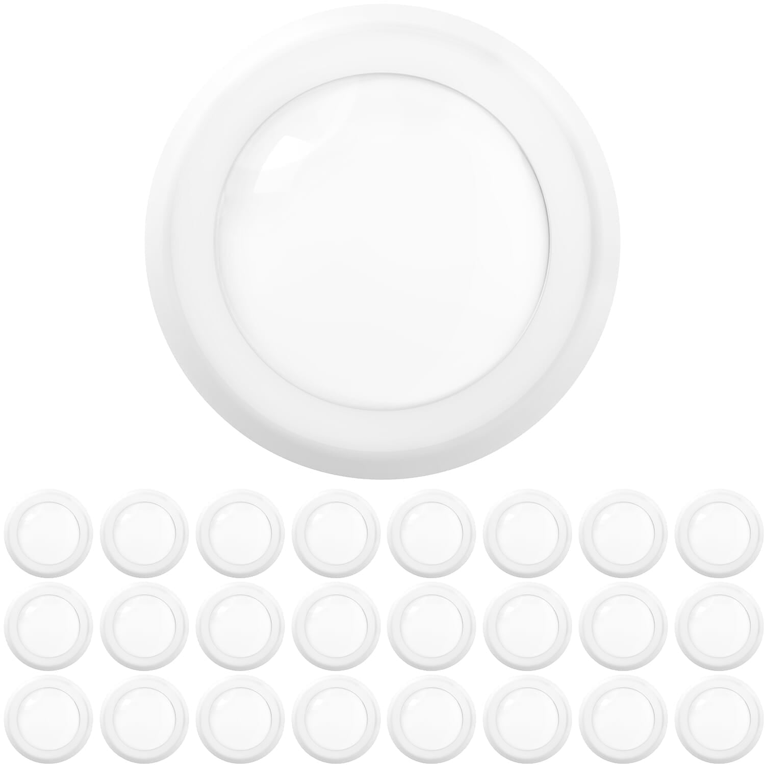 Sunco Lighting 24 Pack 5 Inch / 6 Inch Flush Mount Disk LED Downlight ...