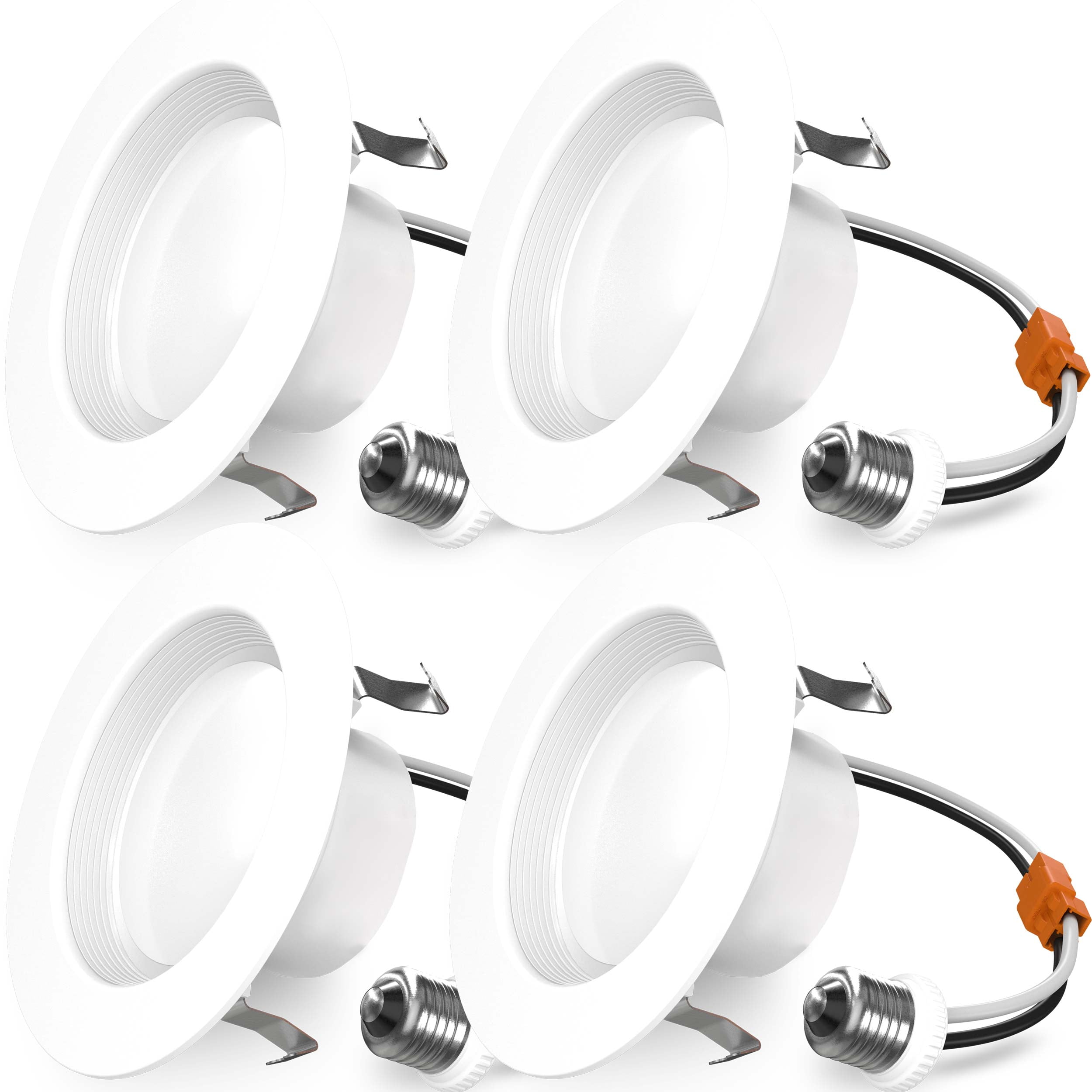 Sunco 4 Inch LED Recessed Lights, Retrofit Can Light for Ceiling ...