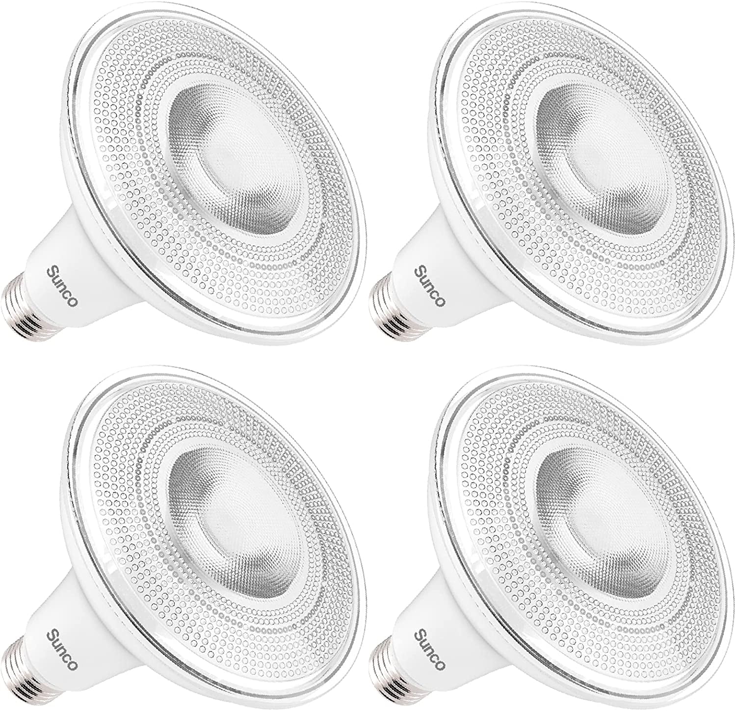 Sunco Outdoor LED Flood Light, Waterproof PAR38 LED Bulb, Dusk to Dawn ...