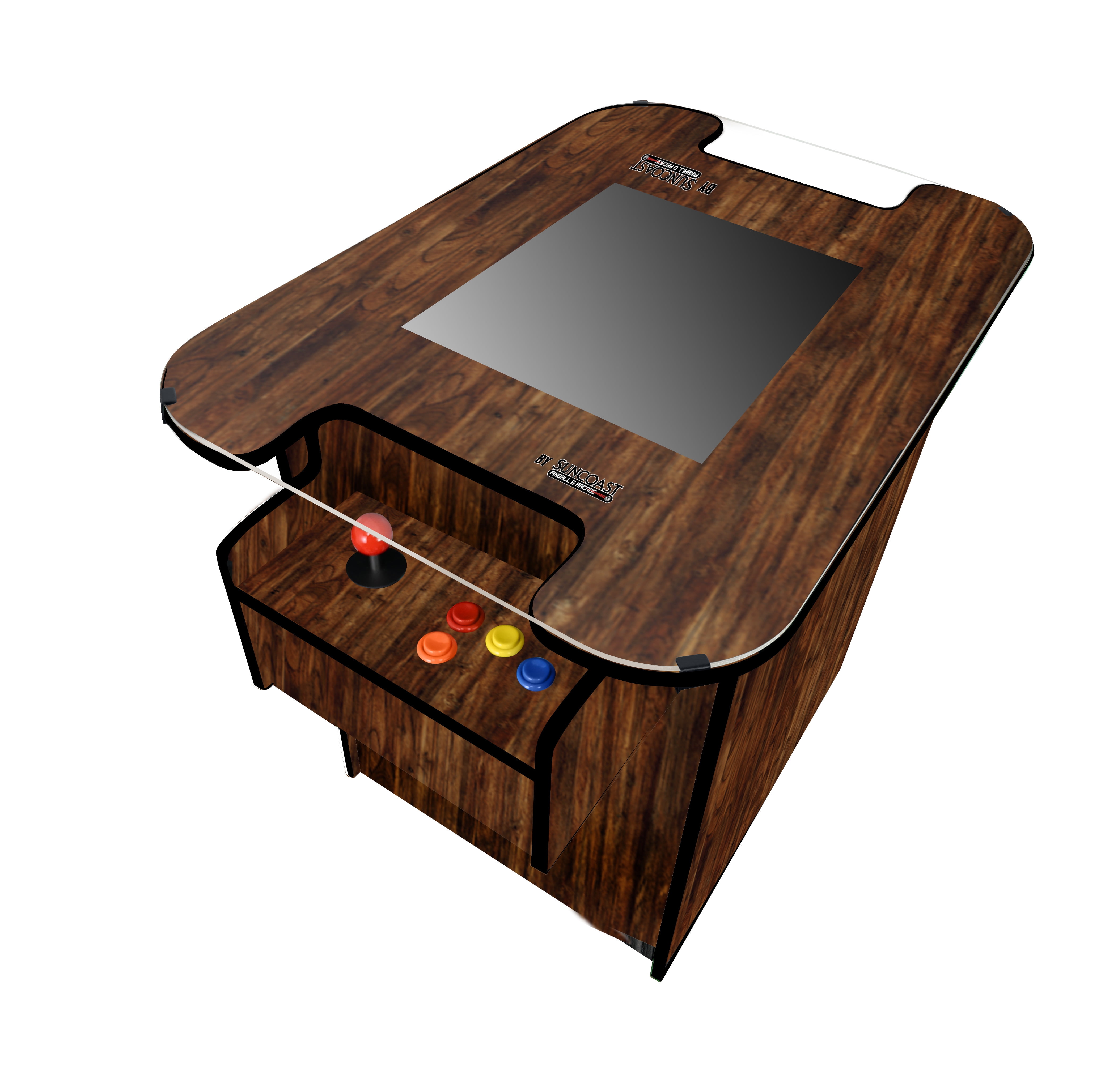 Suncoast Arcade Classic Cocktail Arcade Machine Home Design Collection Two-Player, 516 Games ...