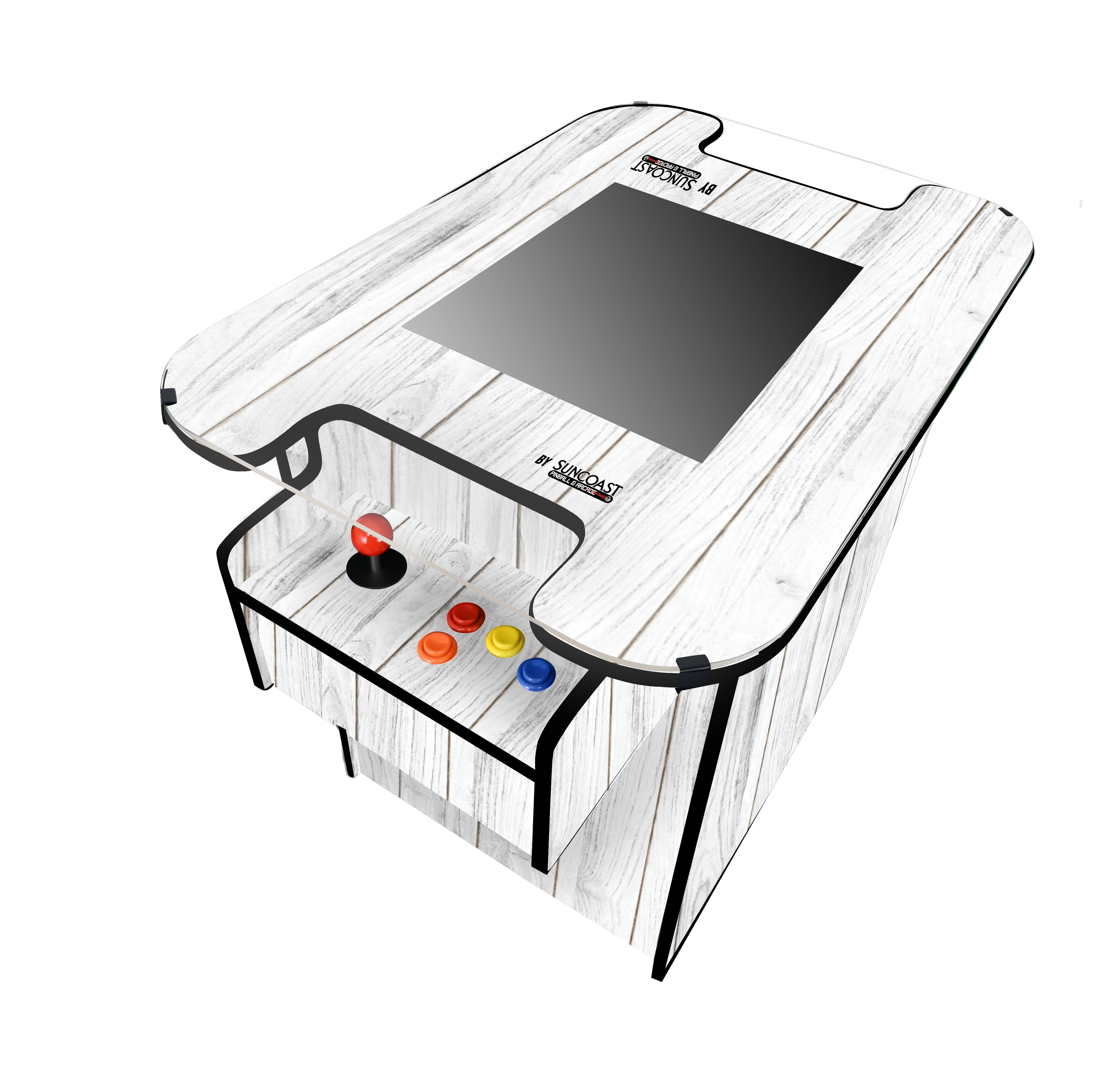 Suncoast Arcade Classic Cocktail Arcade Machine Home Design Collection Two-Player, 516 Games ...