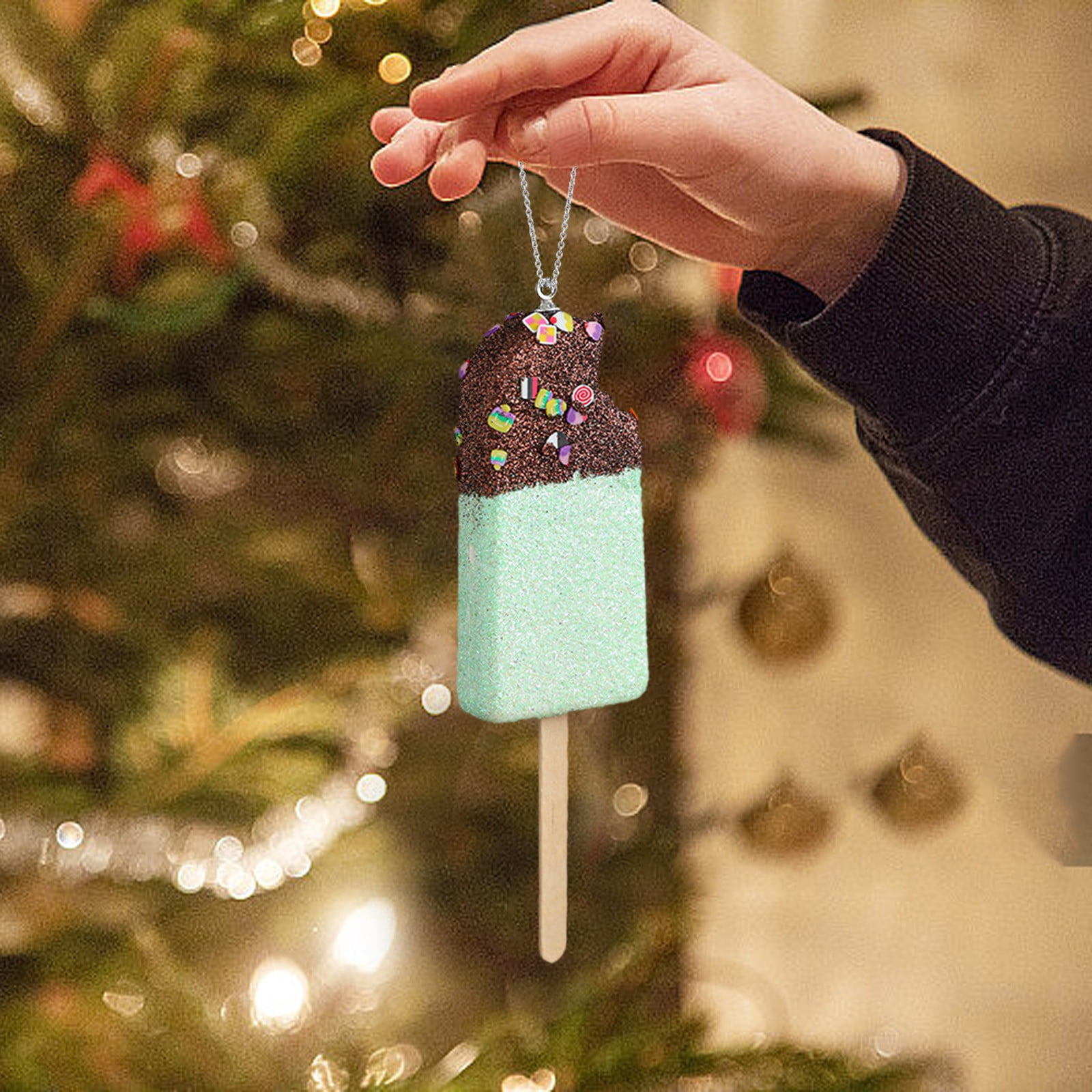 Suncoda Christmas Tree Decorations, Cute Ice Cream Ornaments for ...