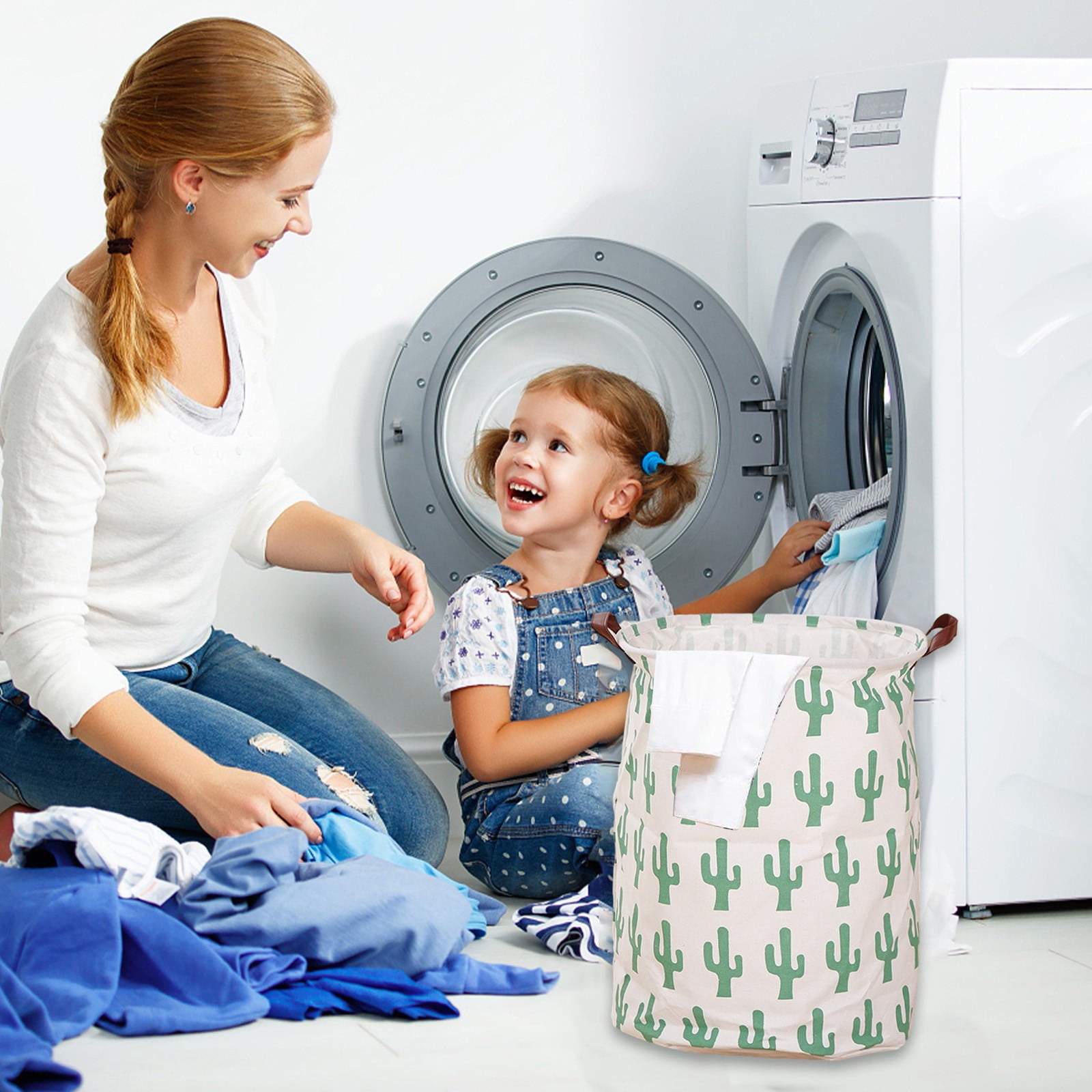 Suncoda Laundry Basket Clothes Hamper Dirty Clothes Storage Basket Life ...