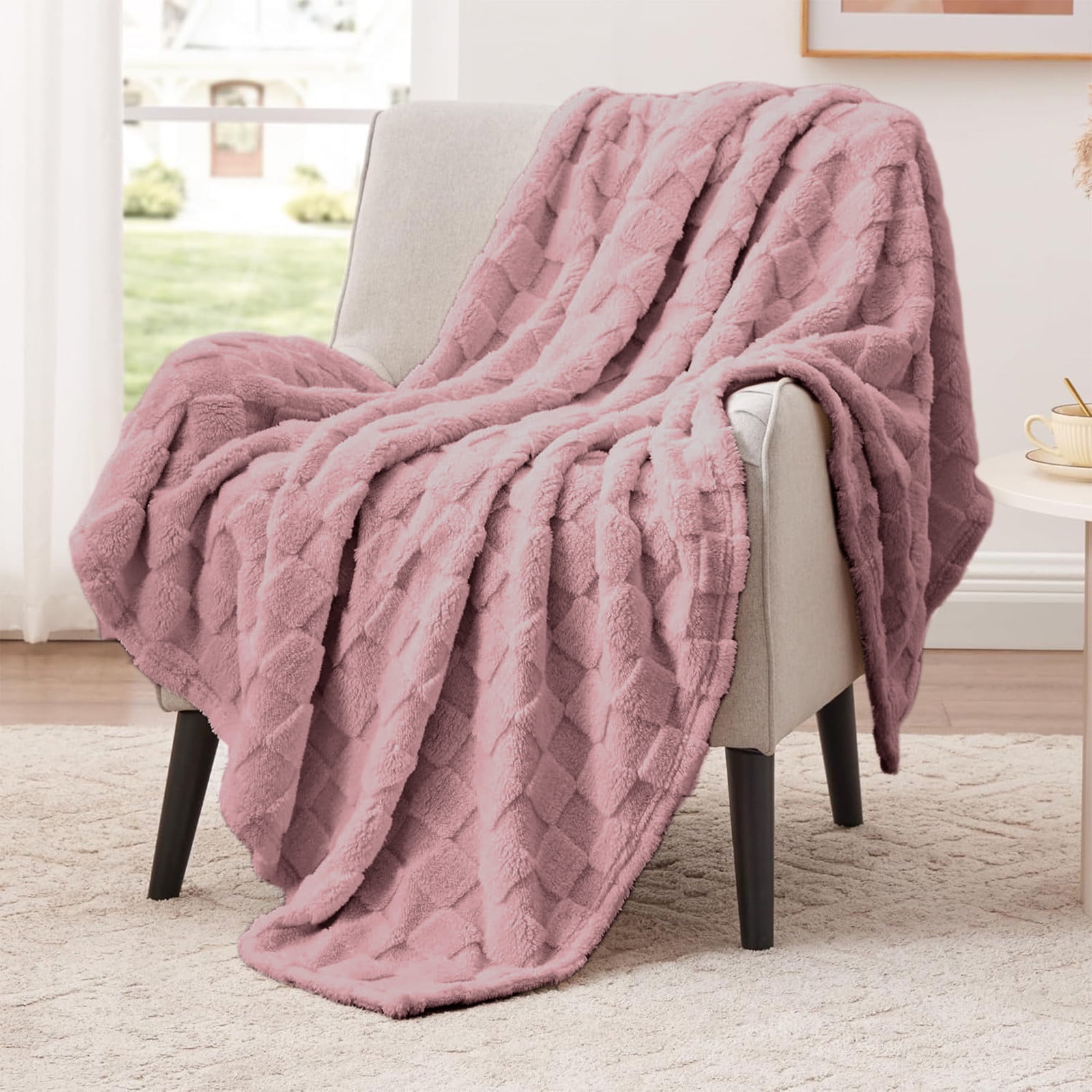 Suncoda New Throw Blanket Soft Blanket 70*100cm Super Soft Warm Solid ...
