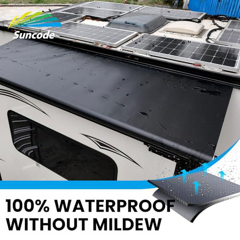 Suncode Slide Topper Awning Black RV Slide Out Awning Slide Out ...