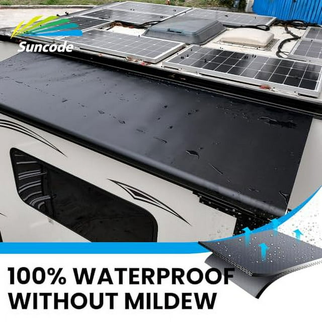 Suncode Slide Topper Awning Black RV Slide Out Awning Slide Out ...