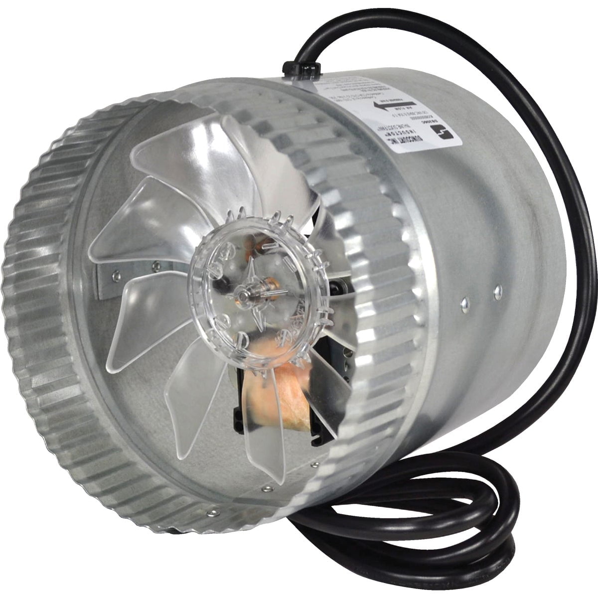 Suncourt 160 to 250 CFM 6 In. In-Line Duct Air Booster Fan DB206C ...