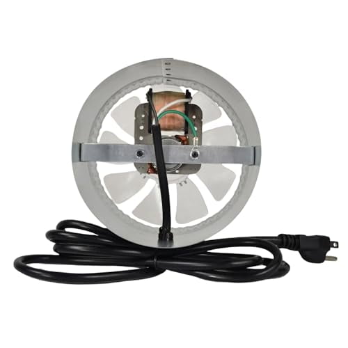 Suncourt 6-Inch Inline Duct Booster Fan — Quiet Single-Speed Inductor ...