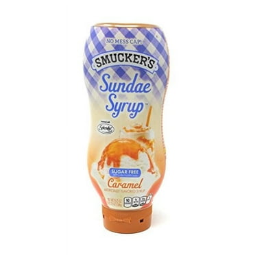 Smucker's Sundae Syrup Sugar Free Caramel Flavored Syrup, 19.25 Ounces ...