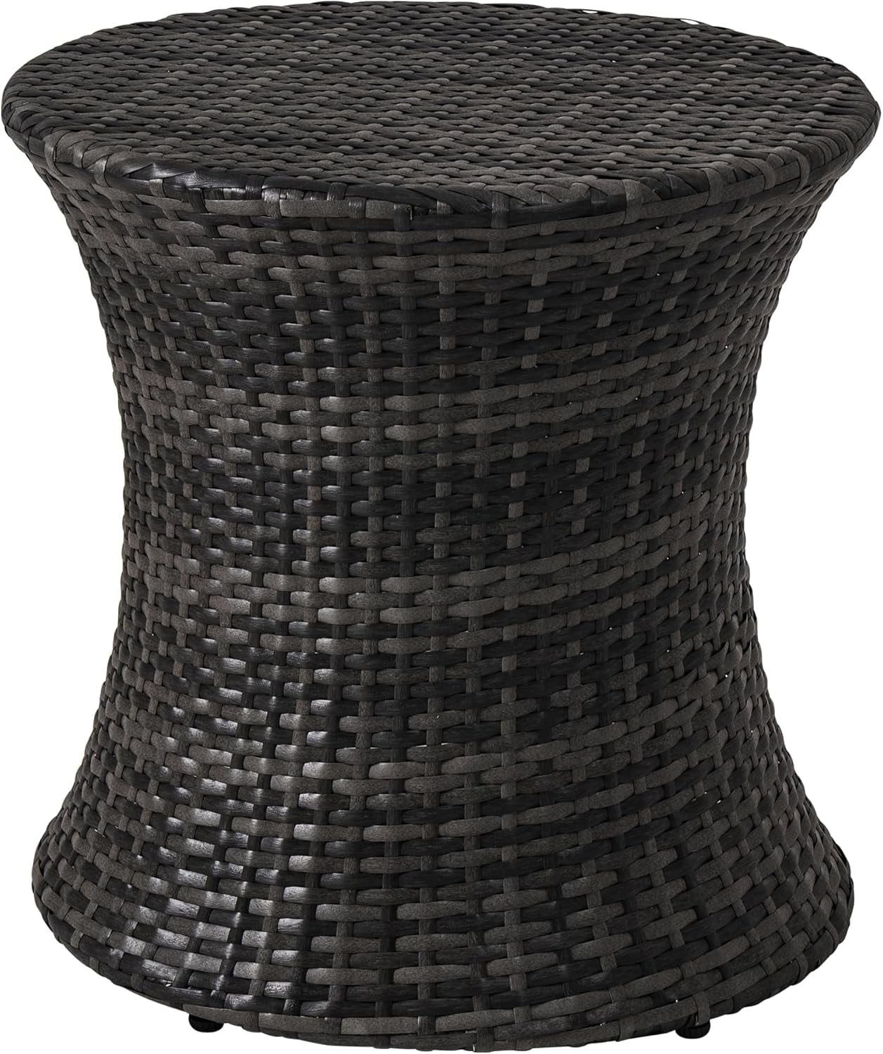 Sundale Outdoor Small Side Table Patio Rattan End Table 20 Inch ...