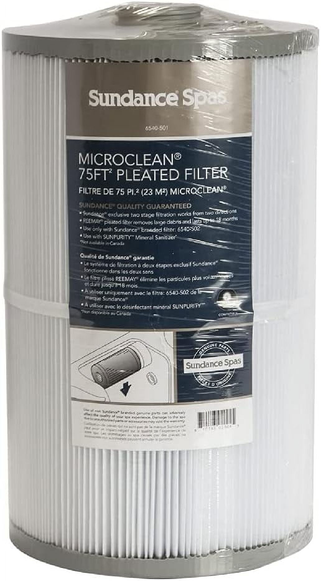 Sundance 6540-501 Microclean Filter Cartridge 75sq ft - Walmart.com