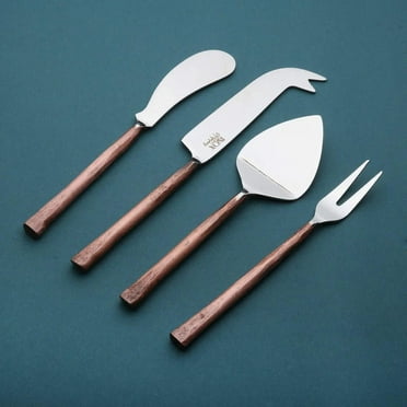 Juvale Wooden Cheese Charcuterie Board, Slate Inlay, Knife Set, Signs ...