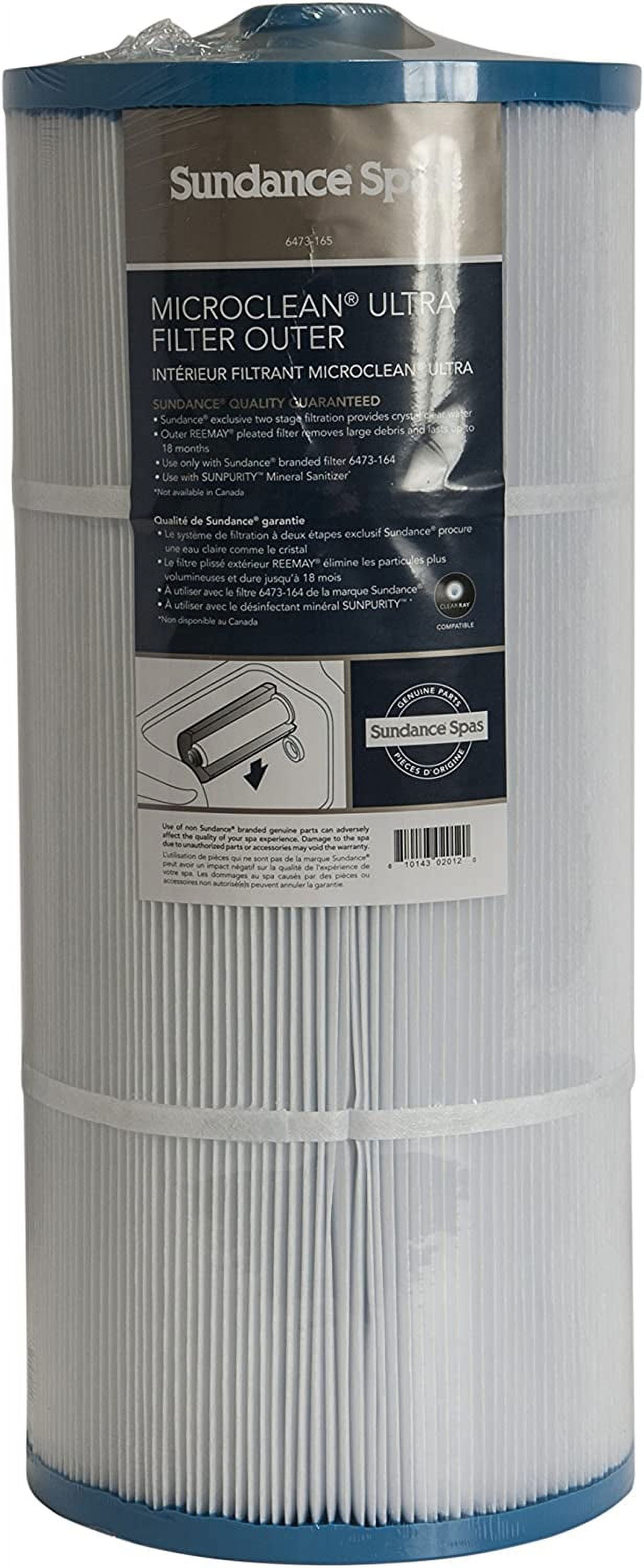 Sundance MicroClean Filter Ultra Outer Filter Only #6473-165 - Walmart.com