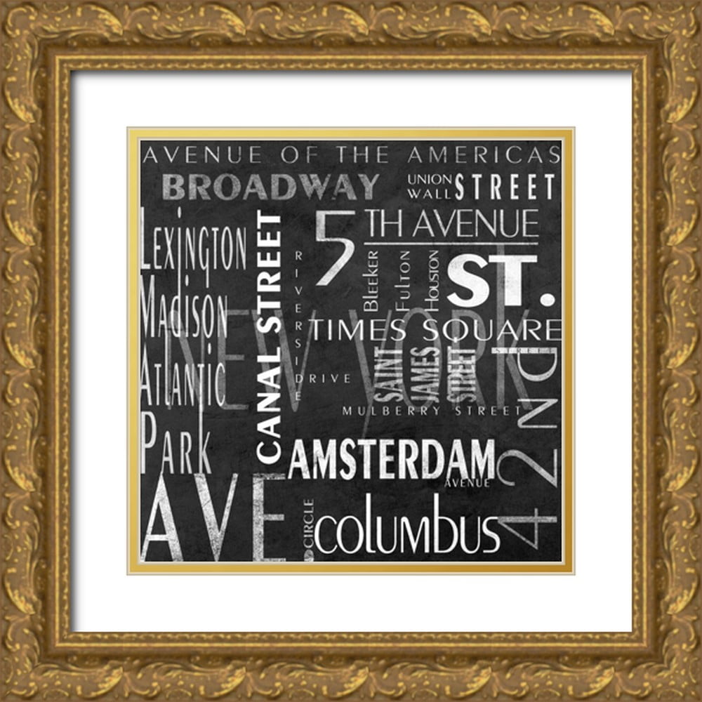 Sundance Studio 12x12 Gold Ornate Wood Framed with Double Matting ...