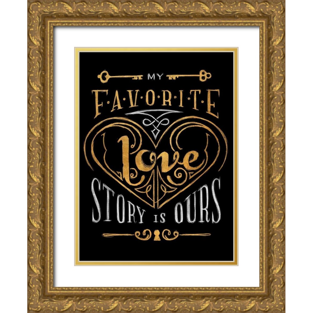Sundance Studios 14x18 Gold Ornate Wood Framed with Double Matting ...