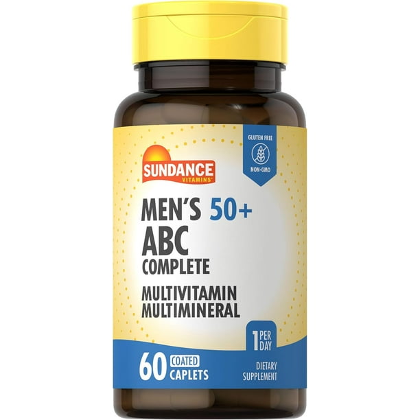 Men's 50+ ABC Complete Multivitamin | 60 Caplets | for Men and Women ...