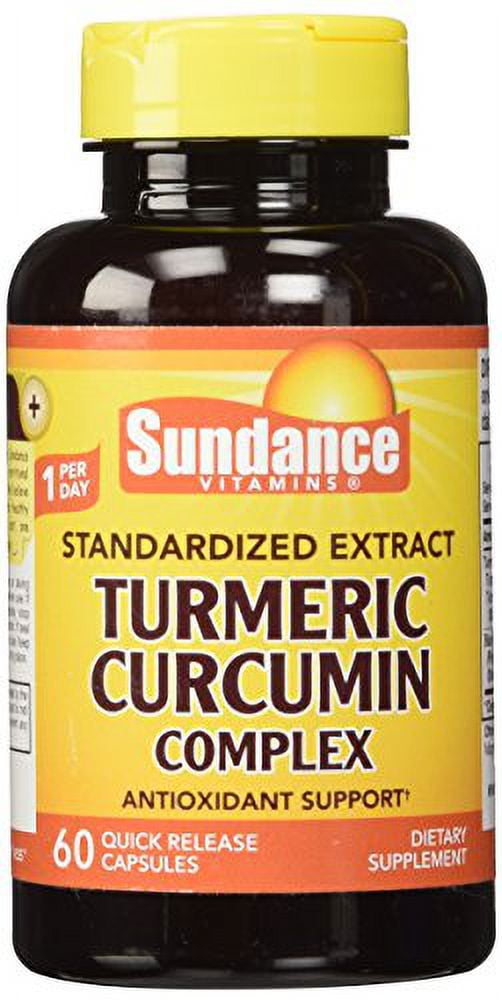 Sundance Vitamins Turmeric Curcumin Complex Capsules, 60 Ea, 3 Pack ...