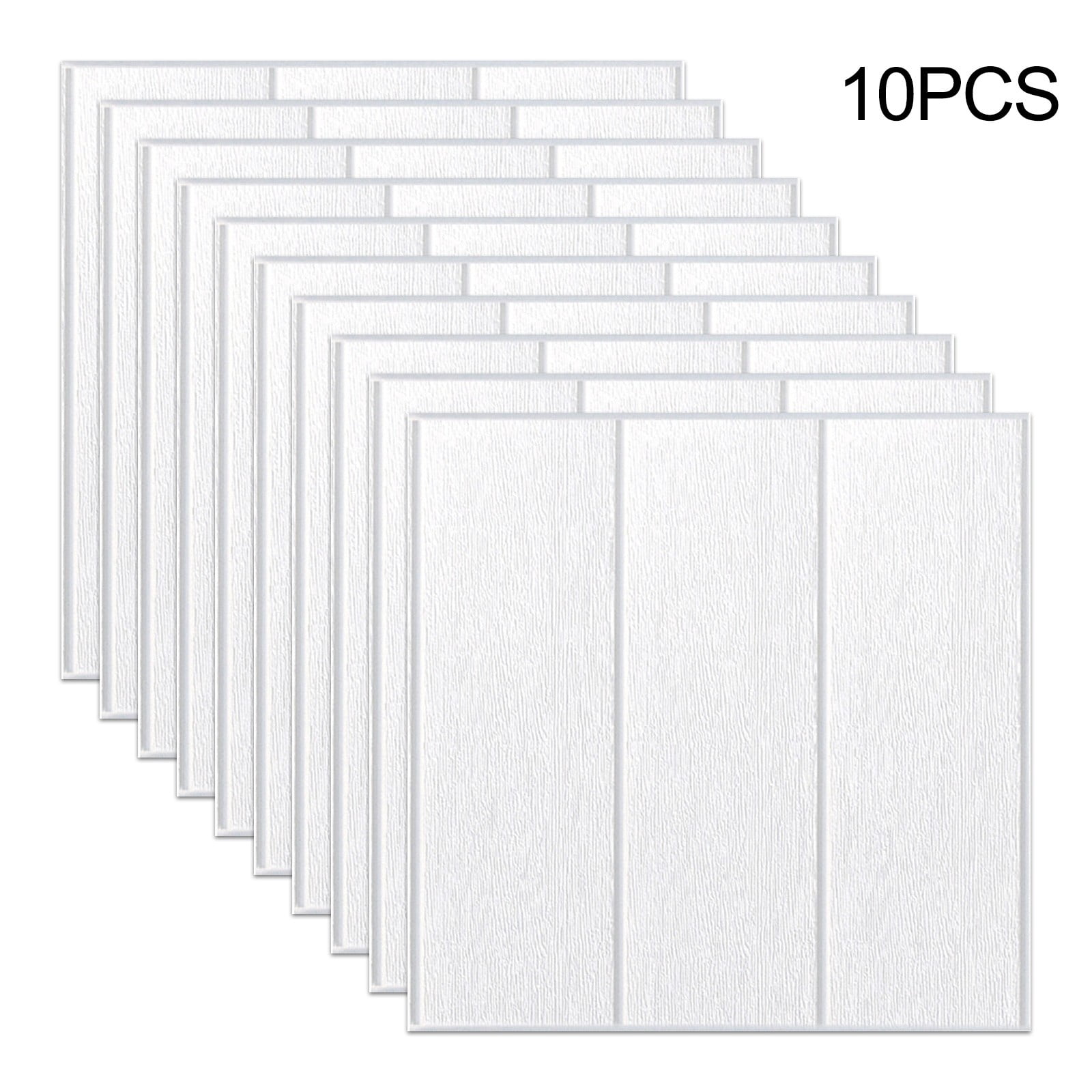 Sunday 10 PCS 3D Self-adhesive Tile Stone Brick Wall Sticker Soft Foam ...