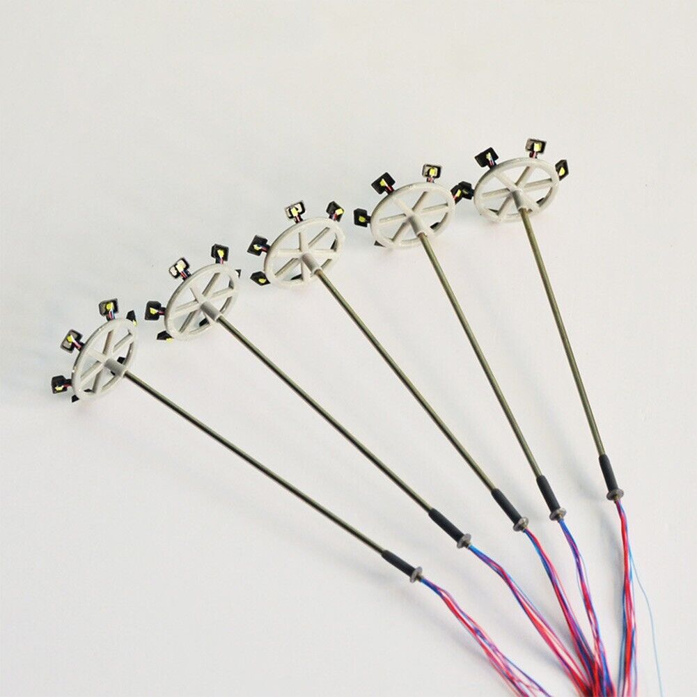 Sunday 5x ABS OO HO Scale Model Railway Playground Street Lights 1:87 ...