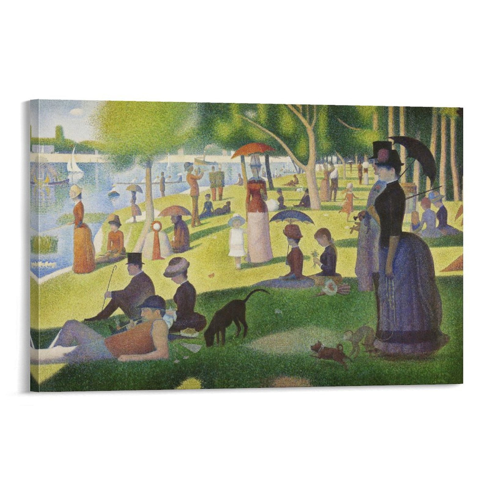 Sunday Afternoon on Big Bowl Island George Seurat Painter Poster Poster ...