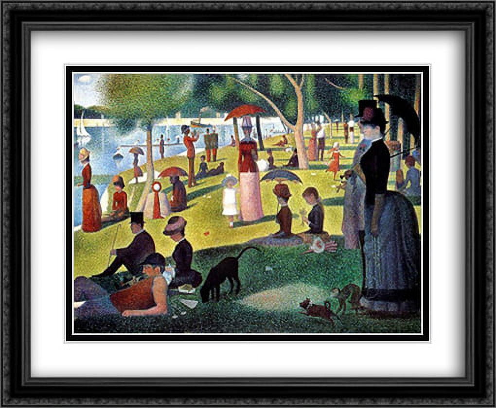 Sunday Afternoon on the Island of La Grande Jatte, c.1886 2x Matted ...