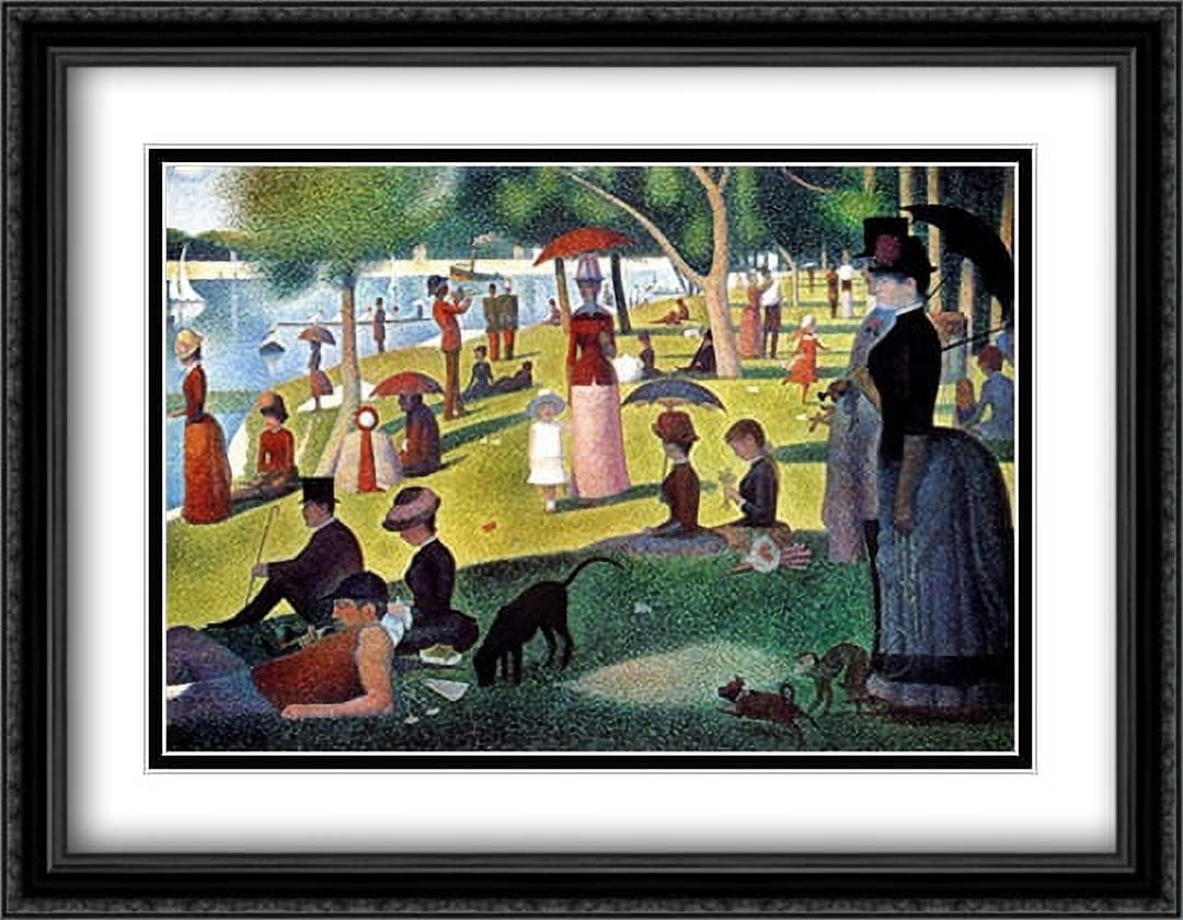 Sunday Afternoon on the Island of La Grande Jatte, c.1886 2x Matted ...