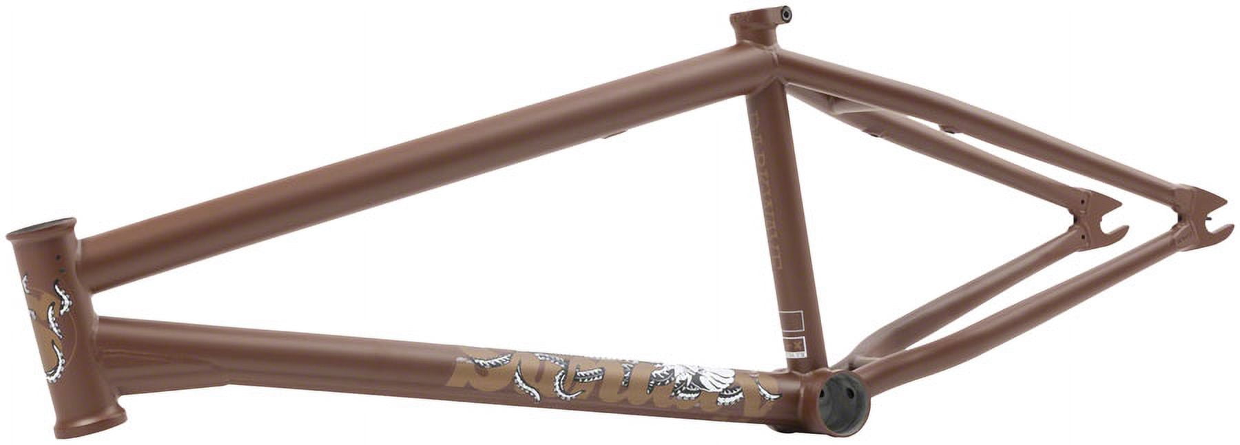 Sunday Darkwave BMX Frame - 21" TT, Matte Dark Brown - Walmart.com