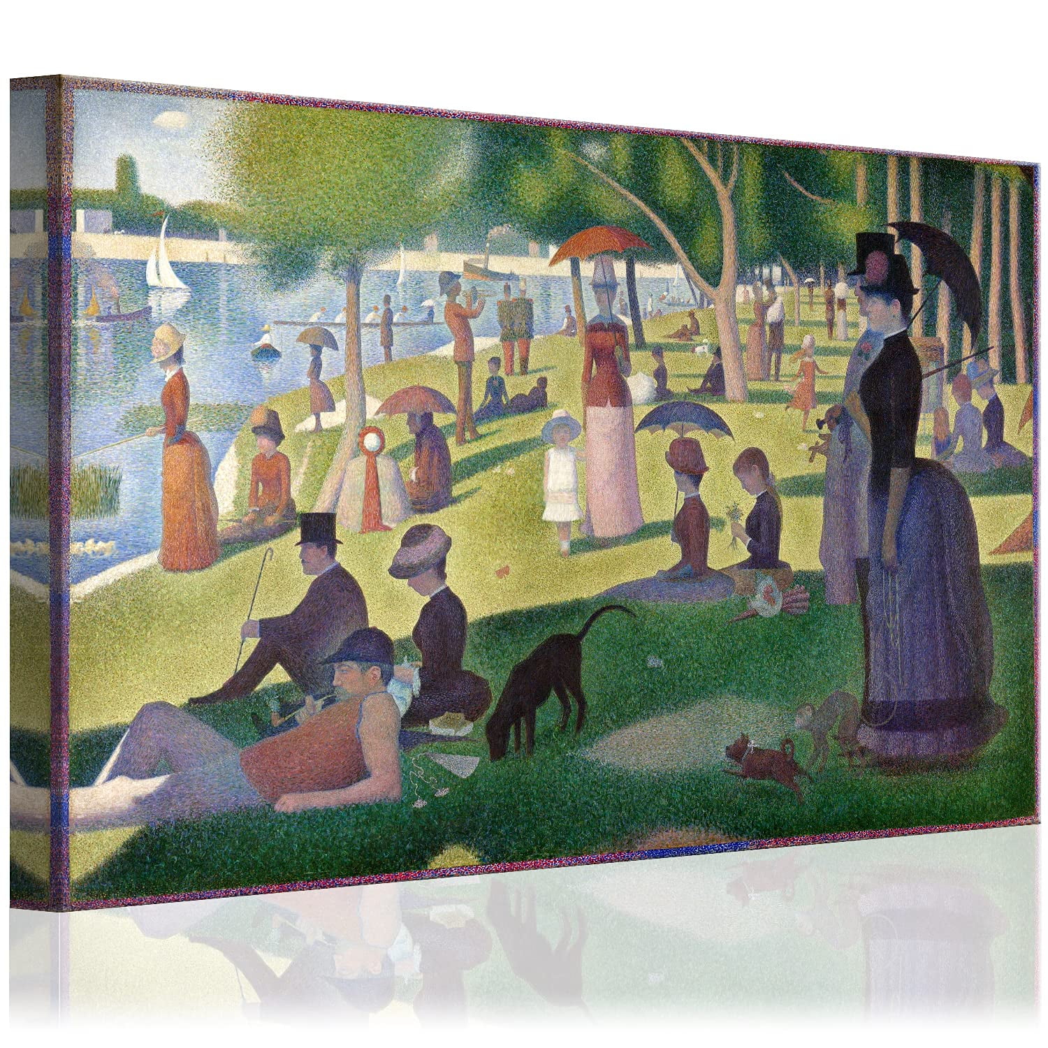 A Sunday on La Grande Jatte by Georges Seurat - Beautiful Park Art ...