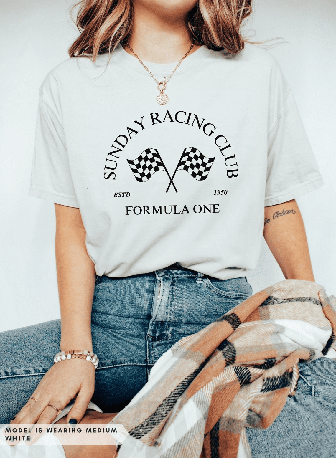 Sunday Racing Club UNISEX Tee Comfort Colors Formula One F1 Oversized T ...