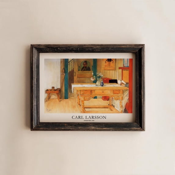 Sunday Rest By Carl Larsson, Fine Art Wall Decor, Famous Painter ...