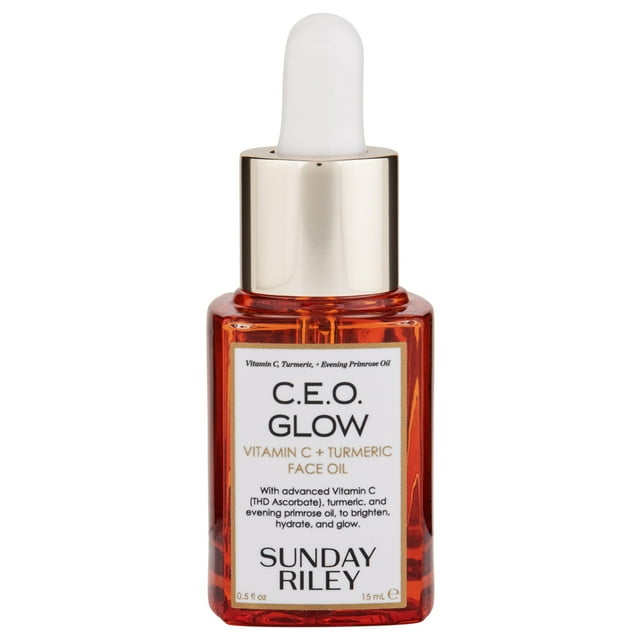 Sunday Riley CEO Glow Oil Face Brightening, Facial, 15 ml, Anti-Wrinkle ...