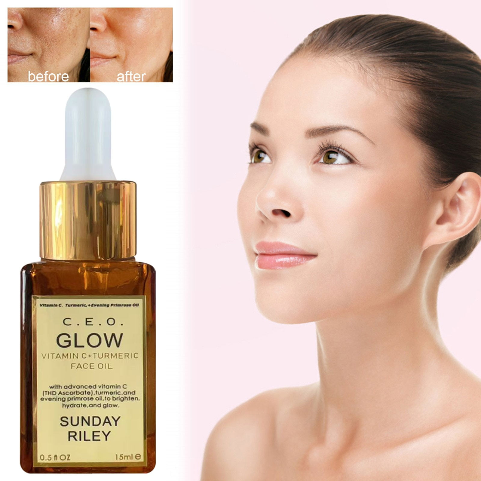 Sunday Riley Vitamin C Oil - C.E.O. Glow Facial Oil, Brightening Face ...