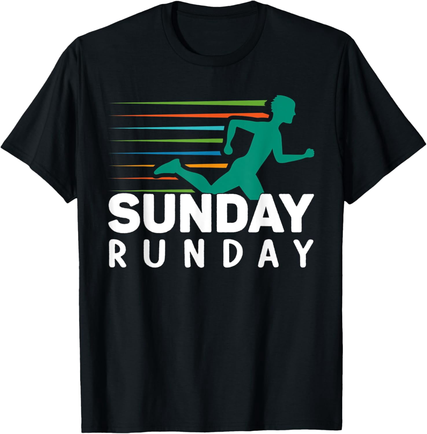 Sunday Runday Running Motivation Quotes Cross Country Runner T-Shirt ...