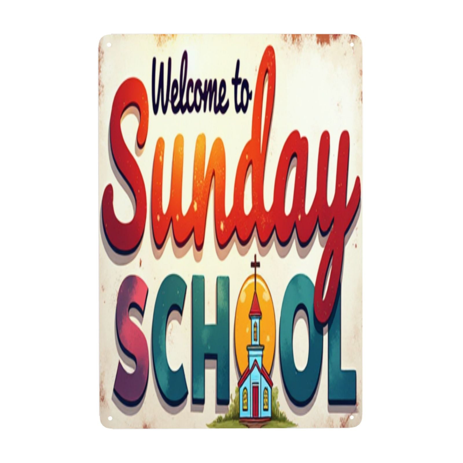 Sunday School Religion S Instant Welcome To Sunday School Sign Children ...