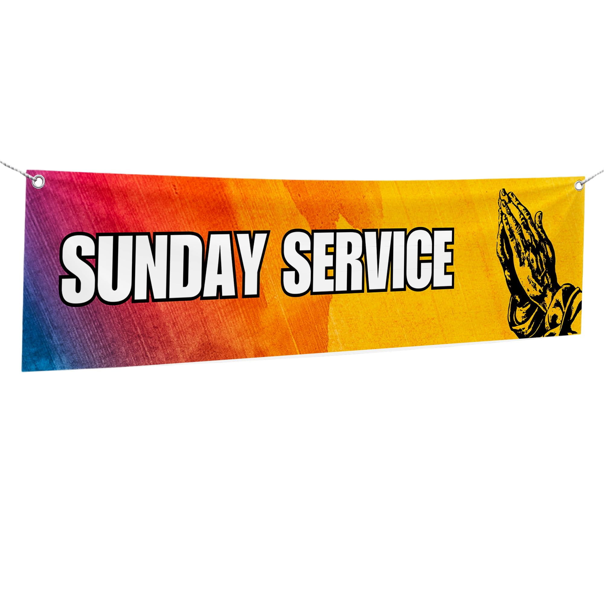 Sunday Service Large Banners and Signs for Outdoor by DreamController ...