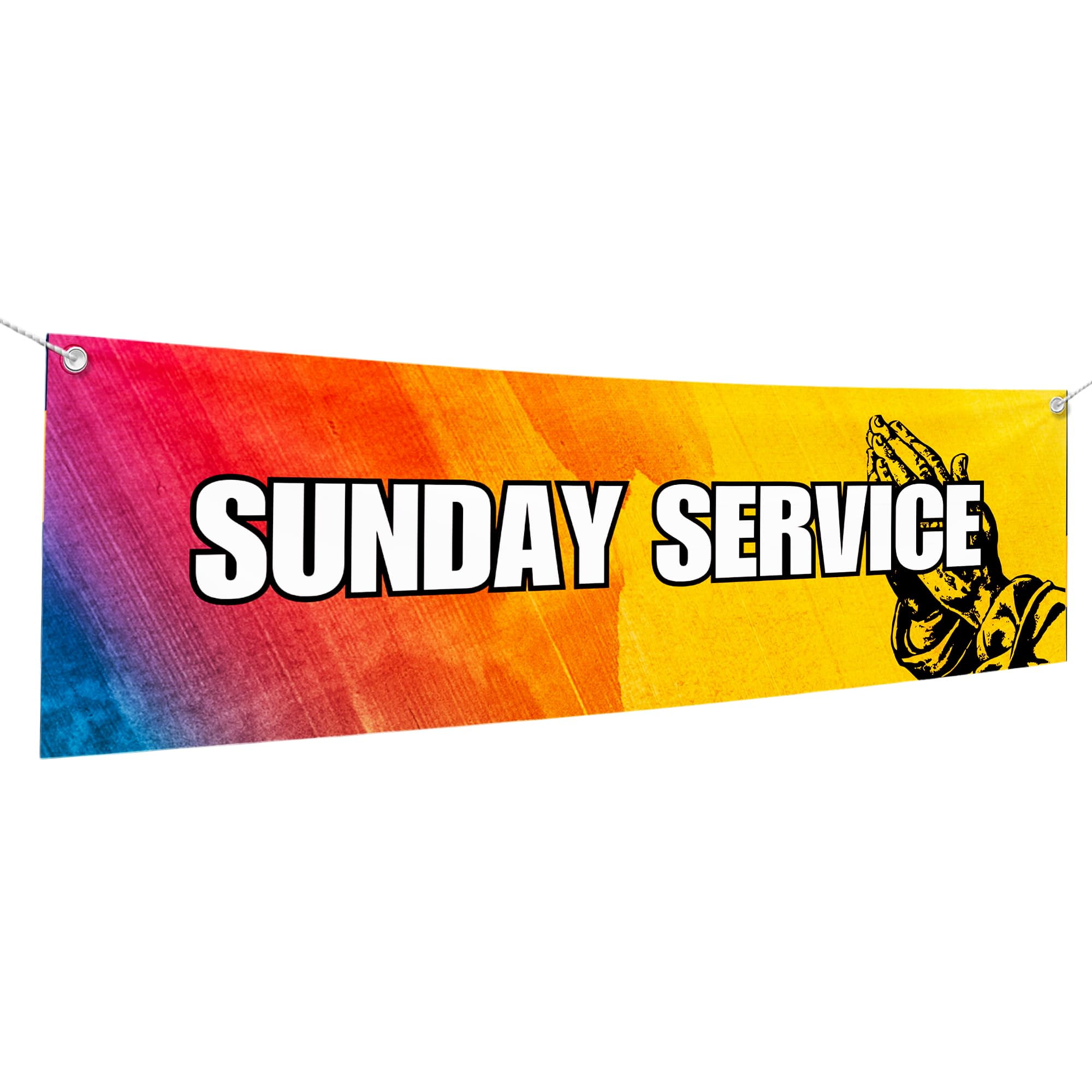 Sunday Service Large Banners and Signs for Outdoor by DreamController ...