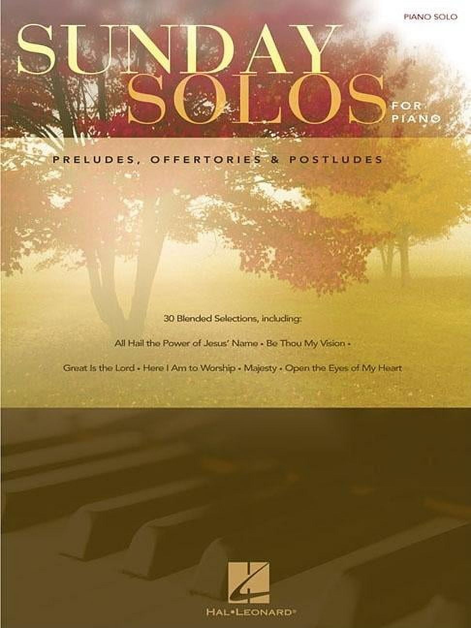 Sunday Solos for Piano: Preludes, Offertories Postludes - Walmart.com