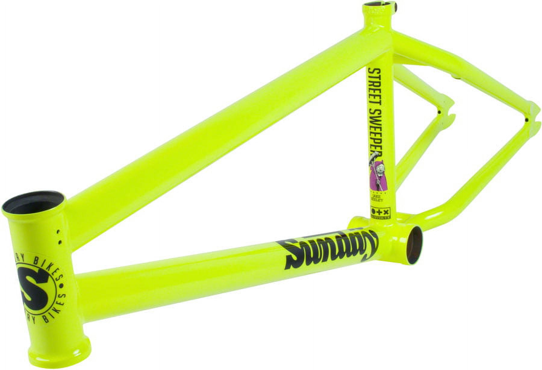 Sunday Street Sweeper BMX Frame - Yellow Size: 20.75 - Walmart.com
