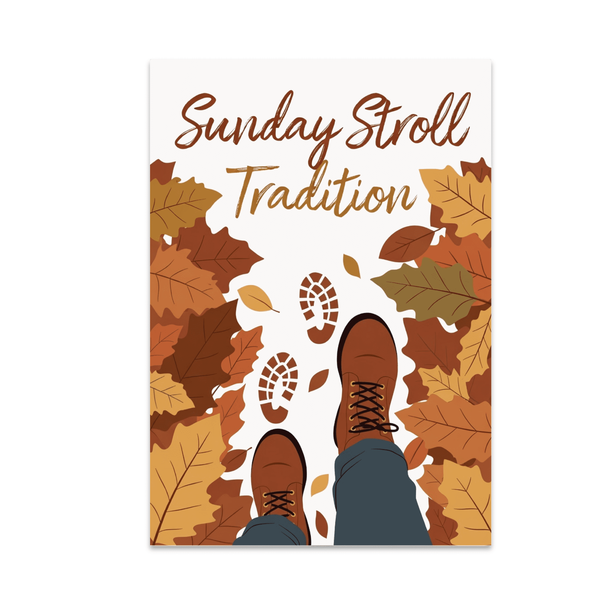 Sunday Stroll Tradition Wall Art - Family Tradition Enthusiast - 13x19 ...