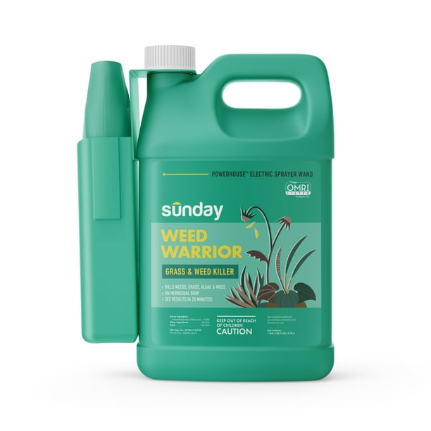 Sunday Weed Warrior Non-Selective Herbicide Gallon Sprayer 1 gal./128 ...