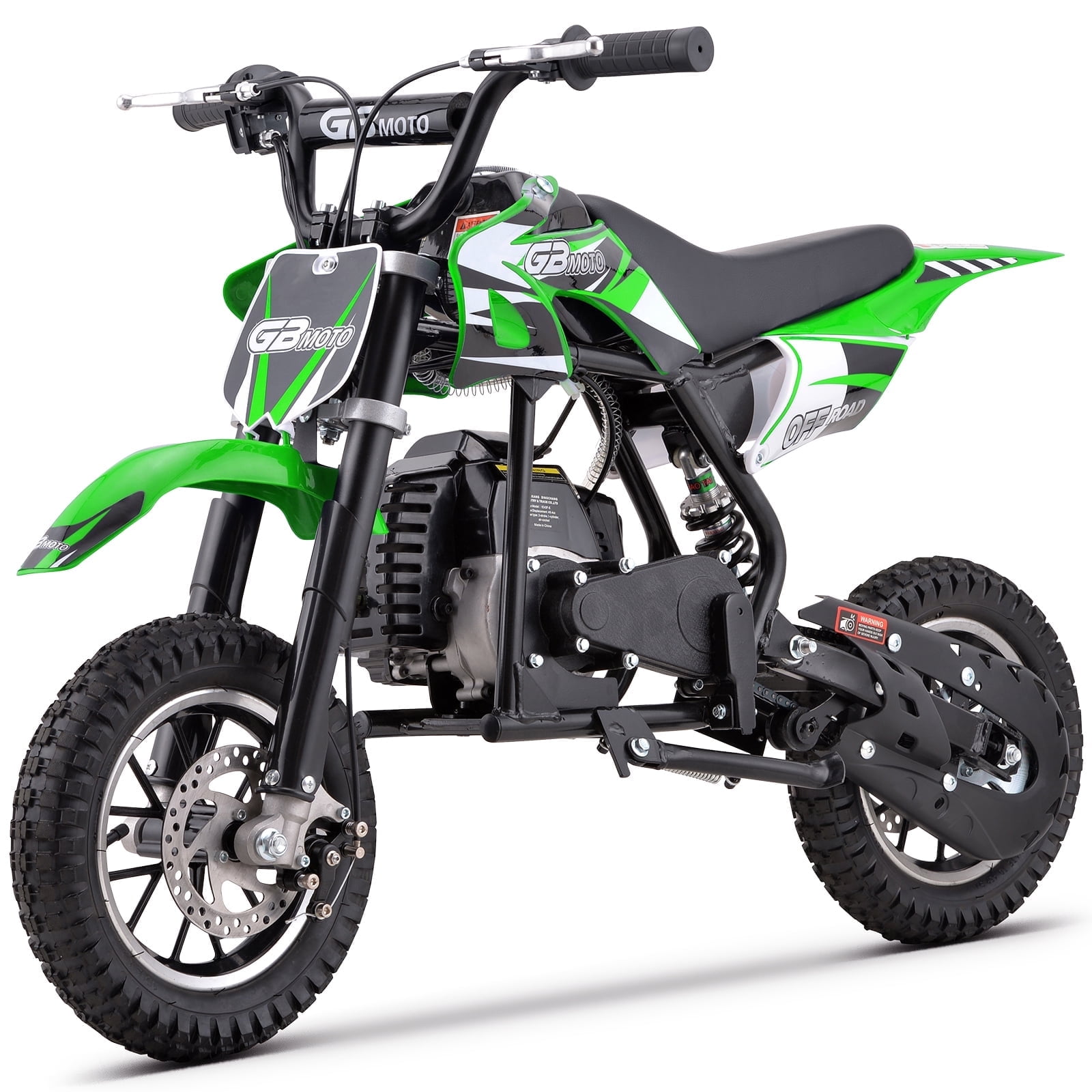 Sunderwell DB1 Gasoline 50CC Dirt Bike, GREEN - Walmart.com