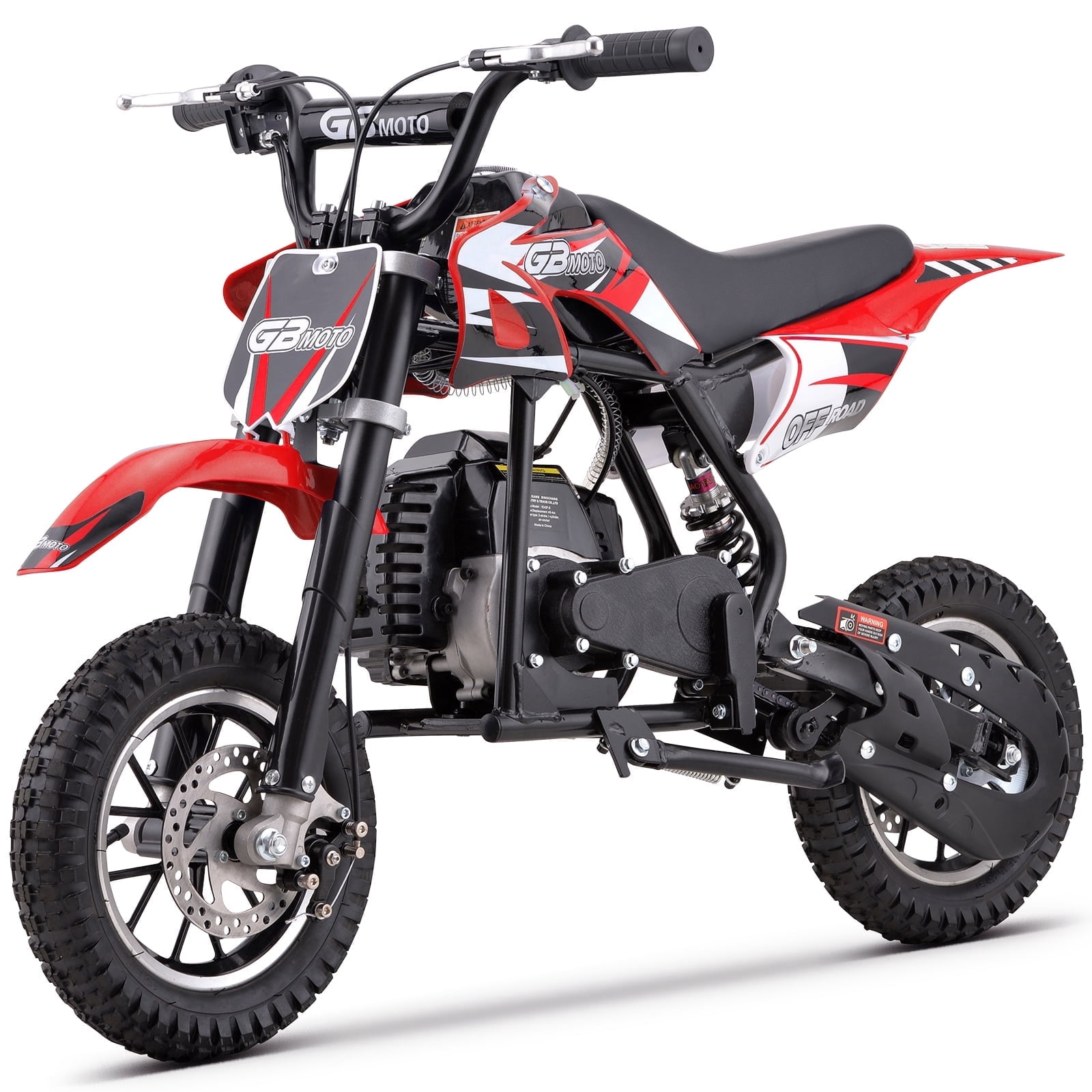 Sunderwell DB1 Gasoline 50CC Dirt Bike, RED - Walmart.com
