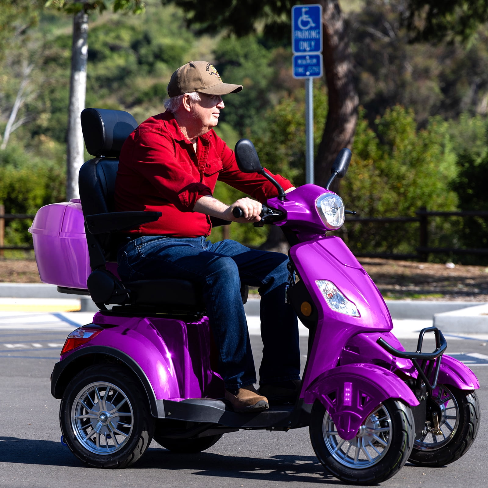 Sunderwell Electric Heavy Duty Mobility Scooters, Large 3-Wheels ...