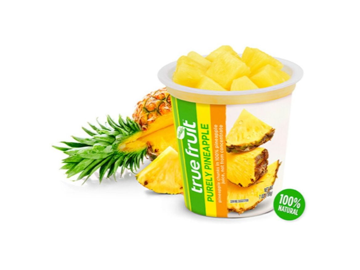 Sundia True Fruit Purely Pineapple with Lid 7oz (PACK OF 12) - Walmart.com