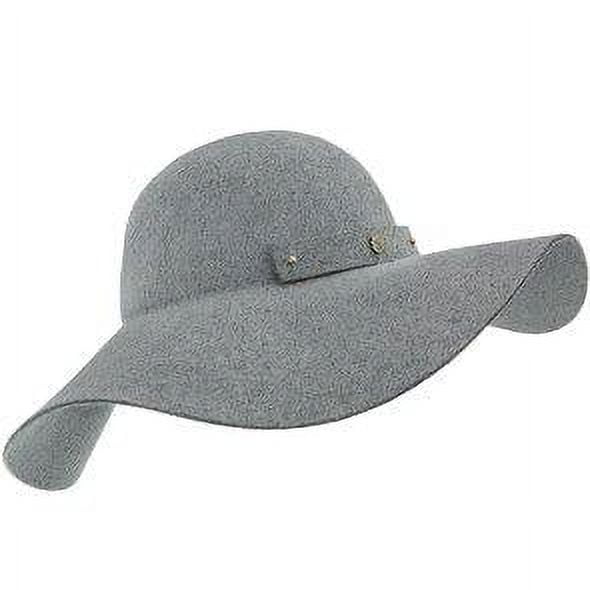 Sundial - Walrus Hats Grey Wool Felt Wide Brim Crushable Hat - H7011 ...